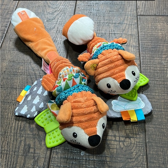 Infantino | Toys | Infantino Go Gaga Fox Musical Pulldown Car Seat Toy ...